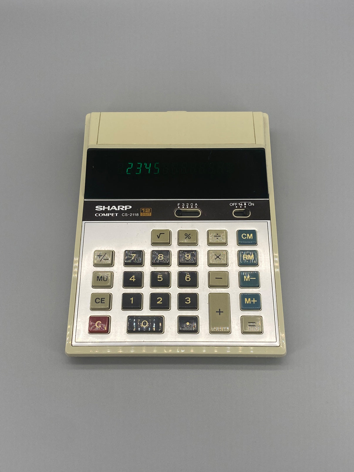 日本制 Sharp Compet CS-2118 VFD Calculator 營光管 計數機 電卓 – ohgee_store